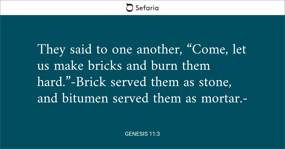 Genesis 11:3