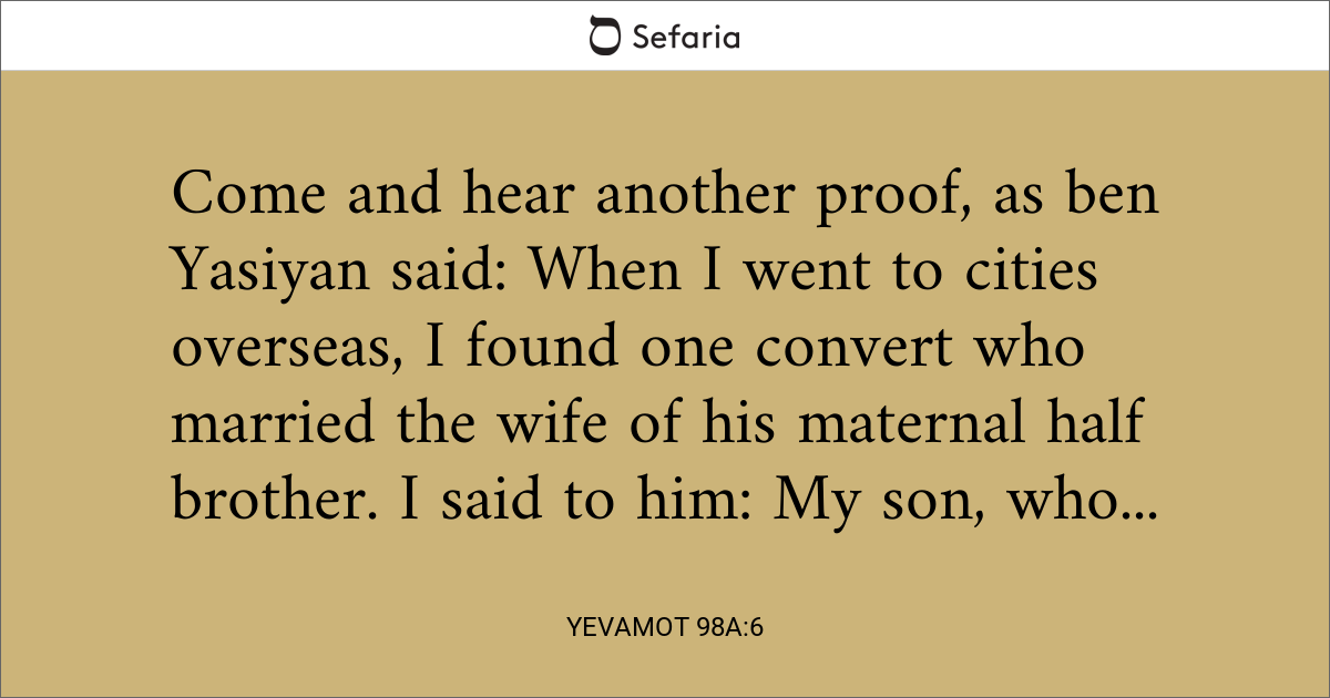 Yevamot 98a:6