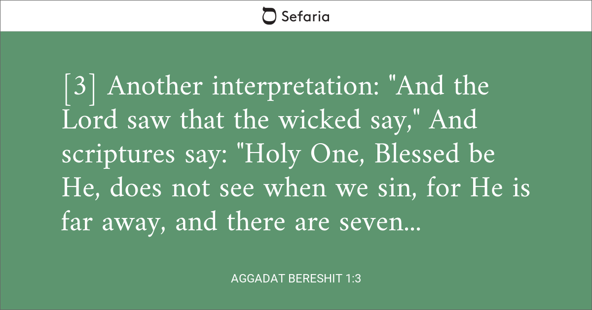 Aggadat Bereshit 1:3