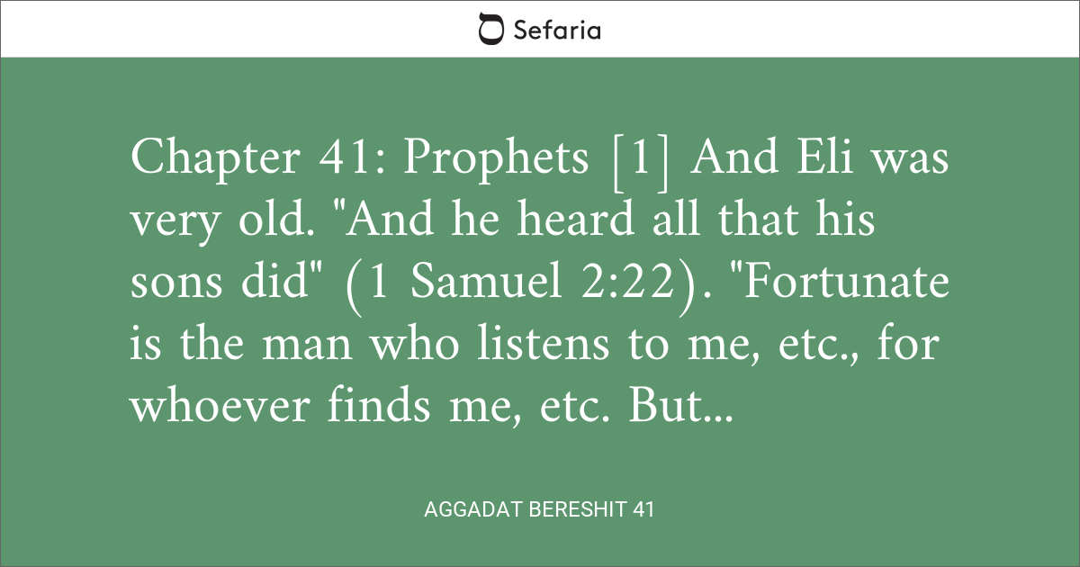 Aggadat Bereshit 41