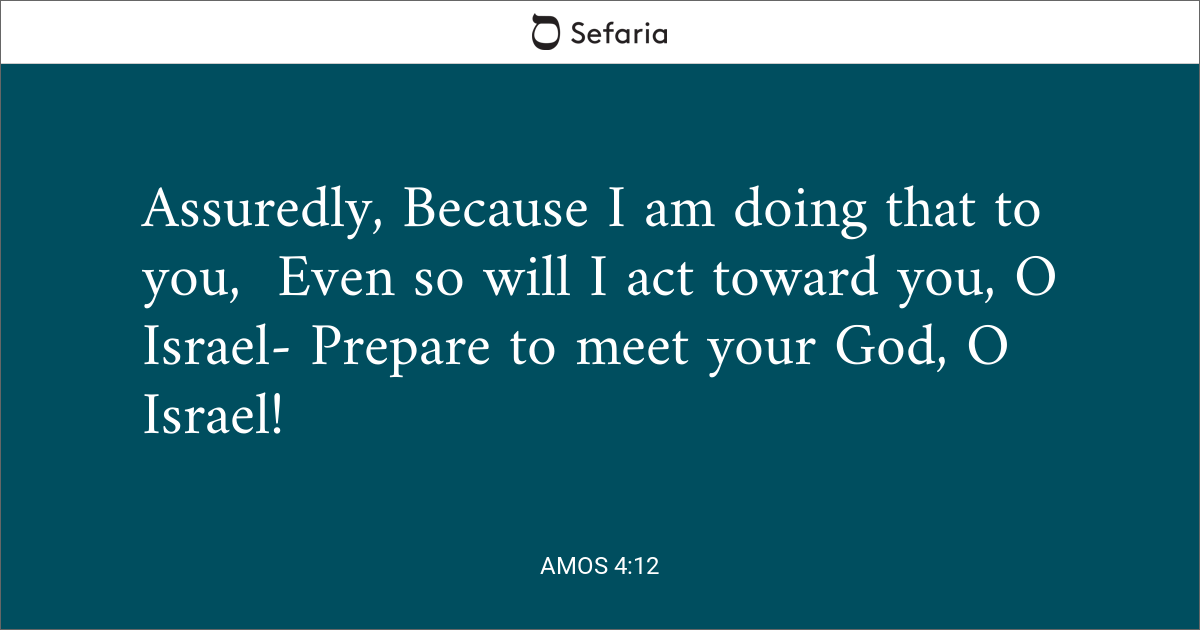 Amos 4:12