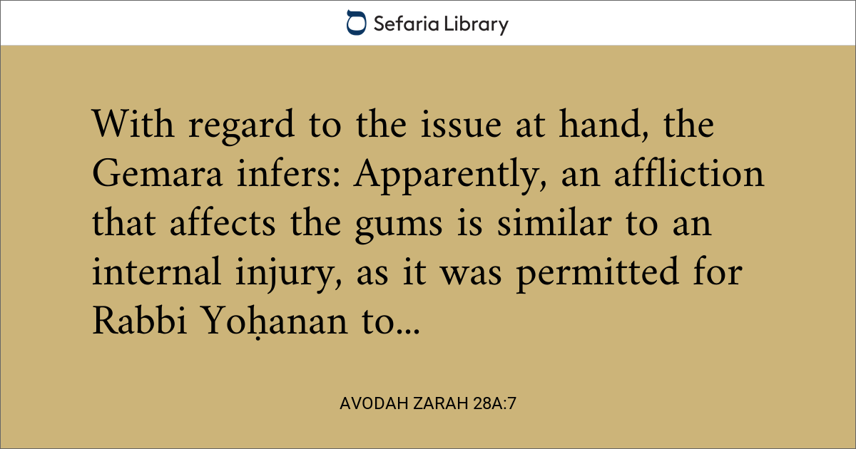 Avodah Zarah 28a:7 | Sefaria Library