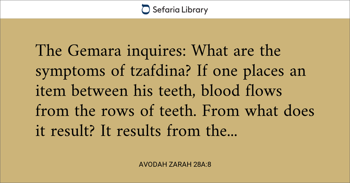 Avodah Zarah 28a:8 | Sefaria Library