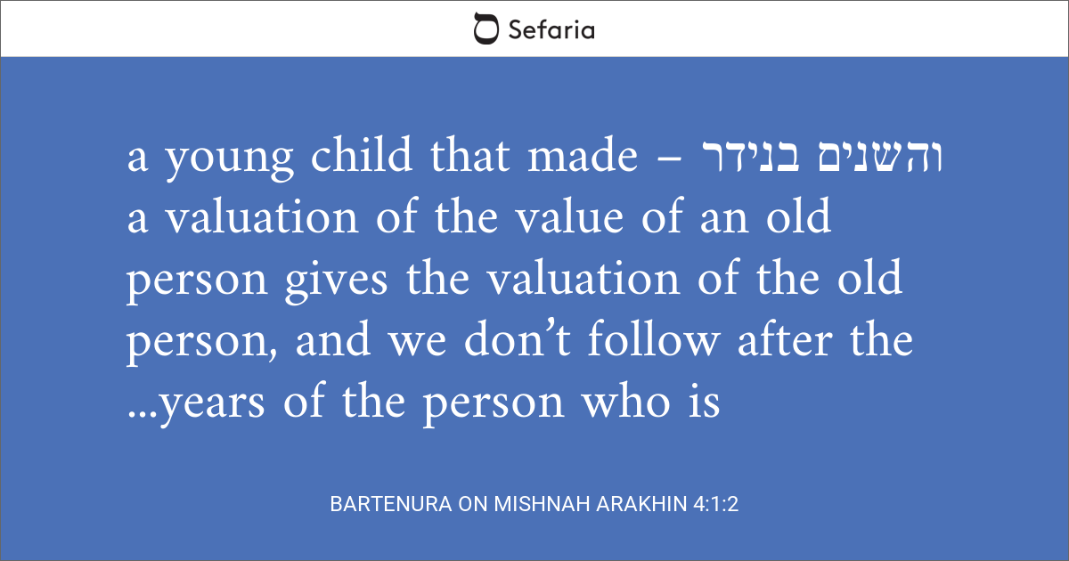 Bartenura on Mishnah Arakhin 4:1:2