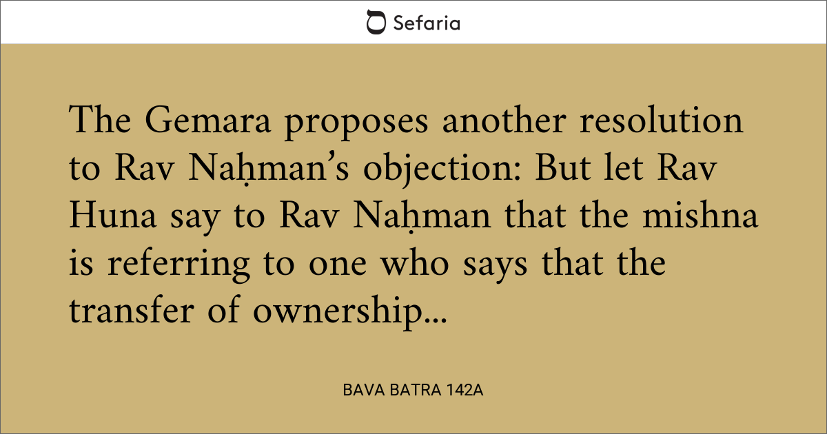 Bava Batra 142a | Sefaria Library
