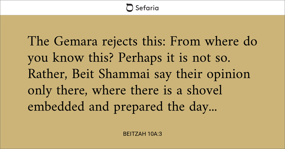 Beitzah 10a:3