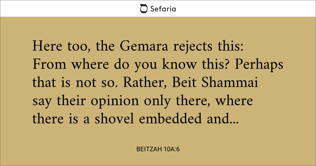 Beitzah 10a:6