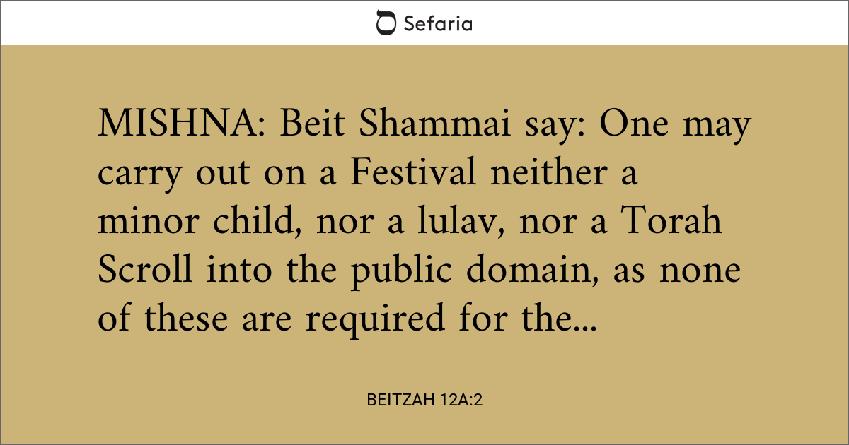 Beitzah 12a:2