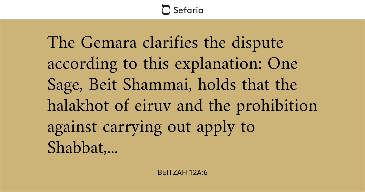 Beitzah 12a:6