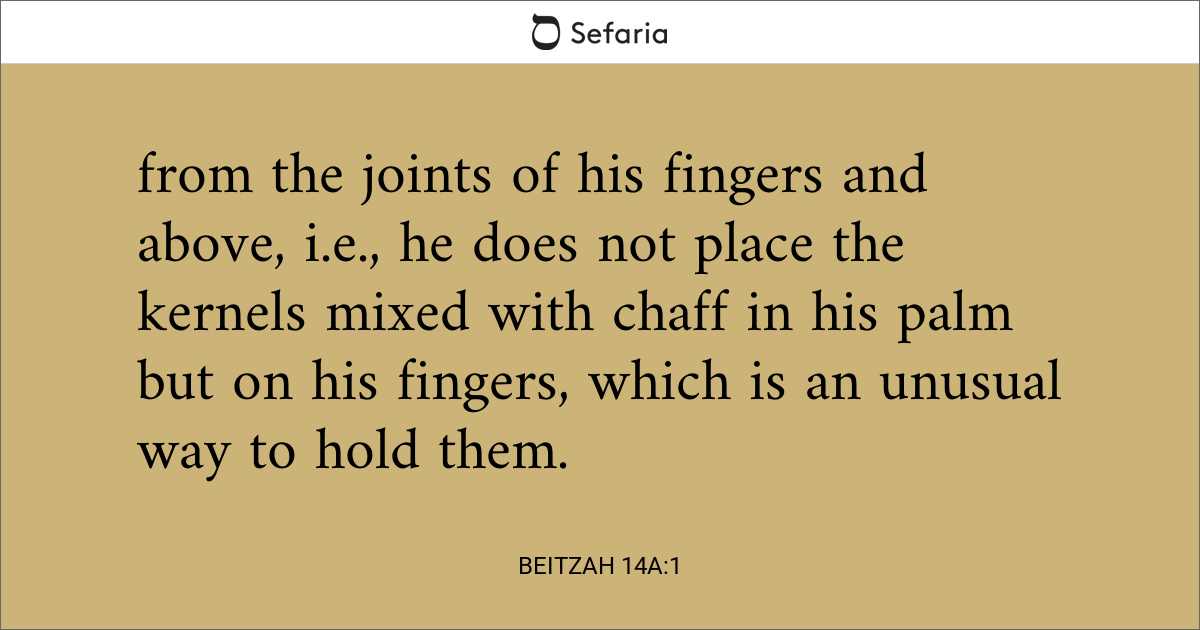 Beitzah 14a:1