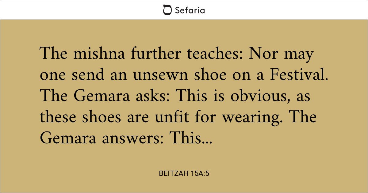 Beitzah 15a:5