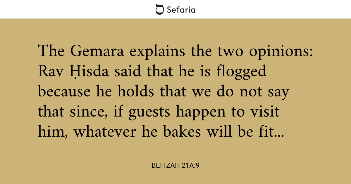 Beitzah 21a:9