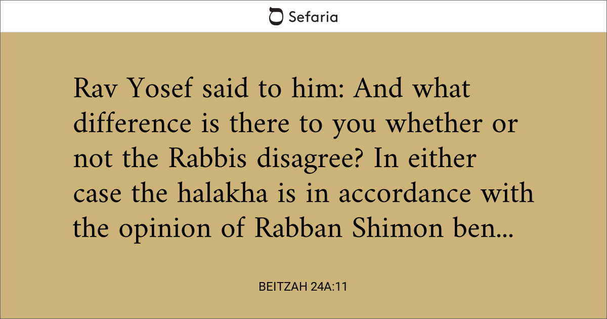 Beitzah 24a:11