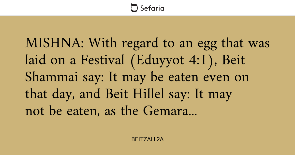 Beitzah 2a