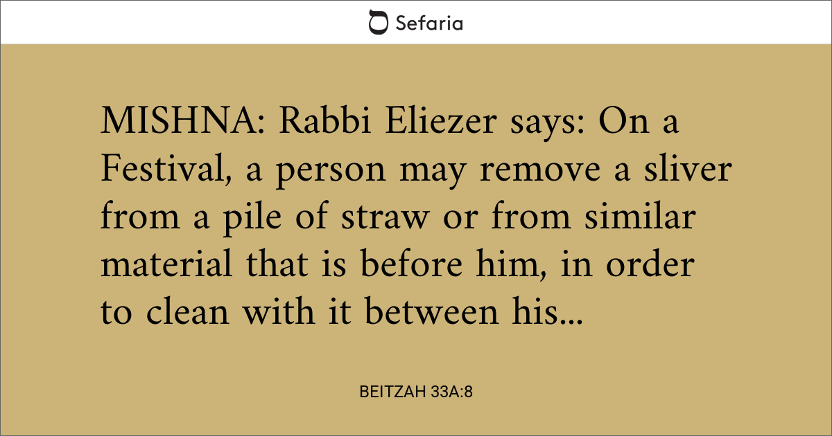 Beitzah 33a:8