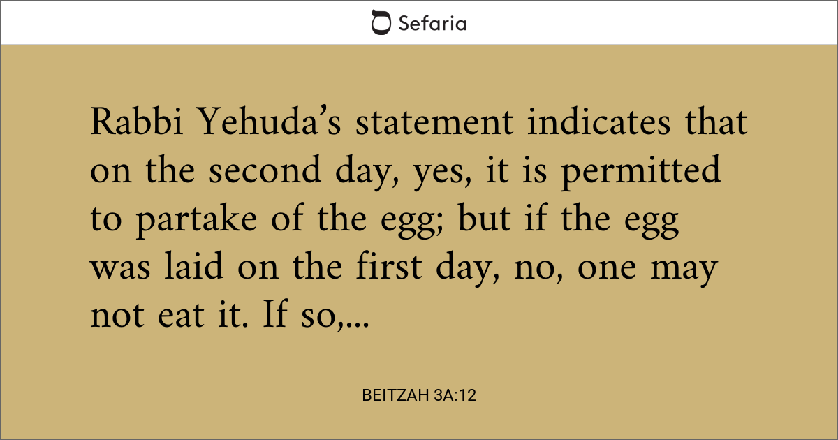 Beitzah 3a:12