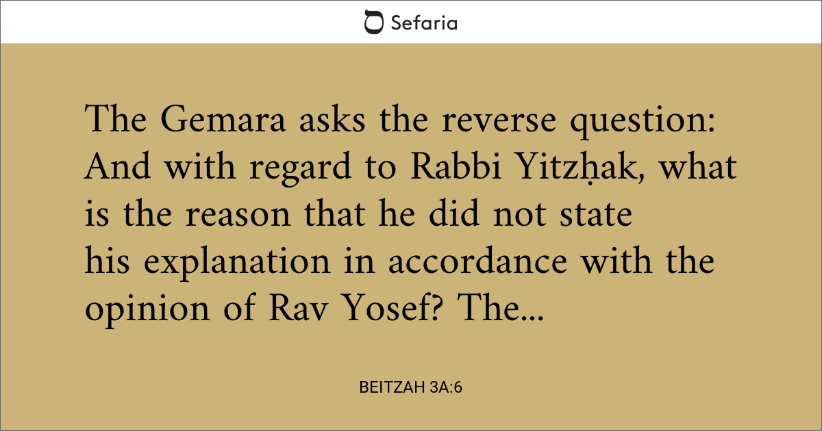 Beitzah 3a:6