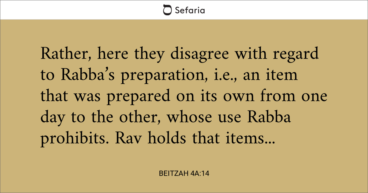 Beitzah 4a:14
