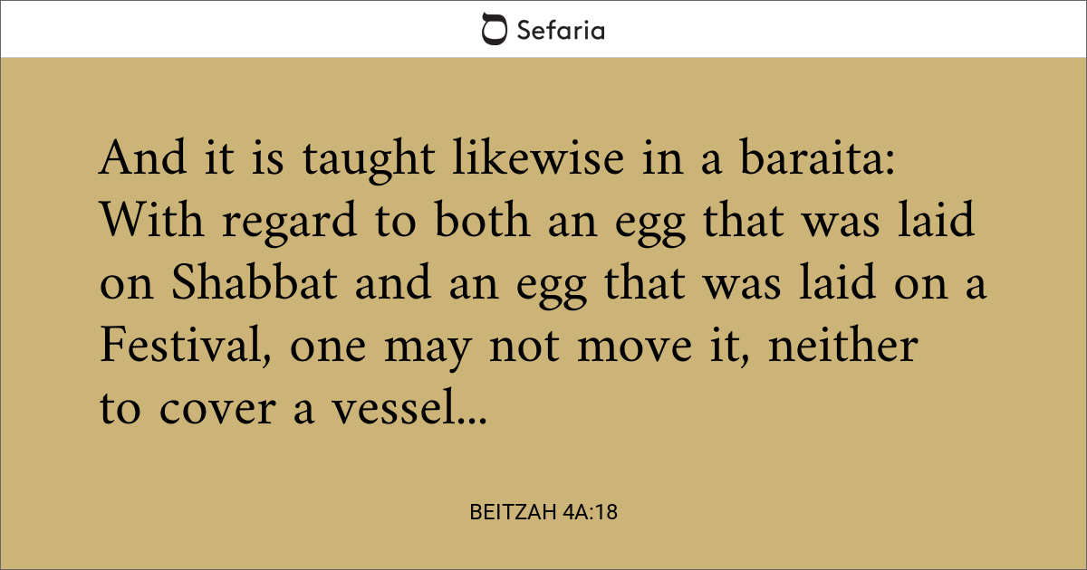 Beitzah 4a:18