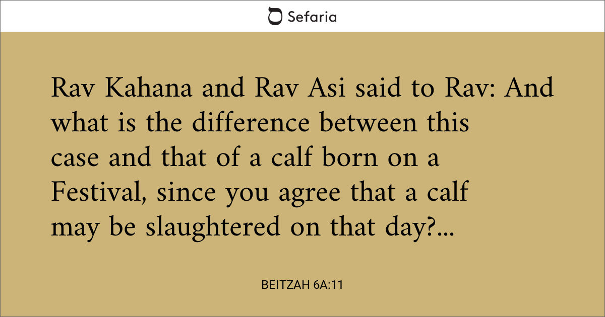 Beitzah 6a:11