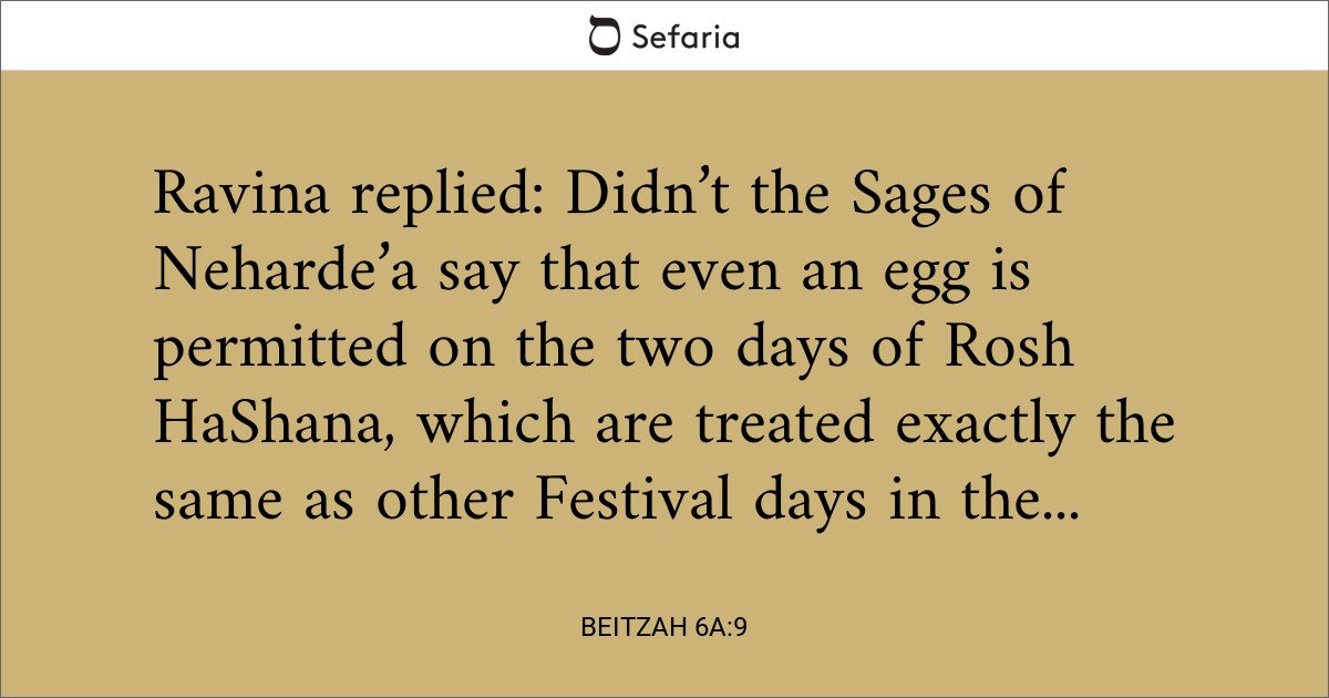 Beitzah 6a:9