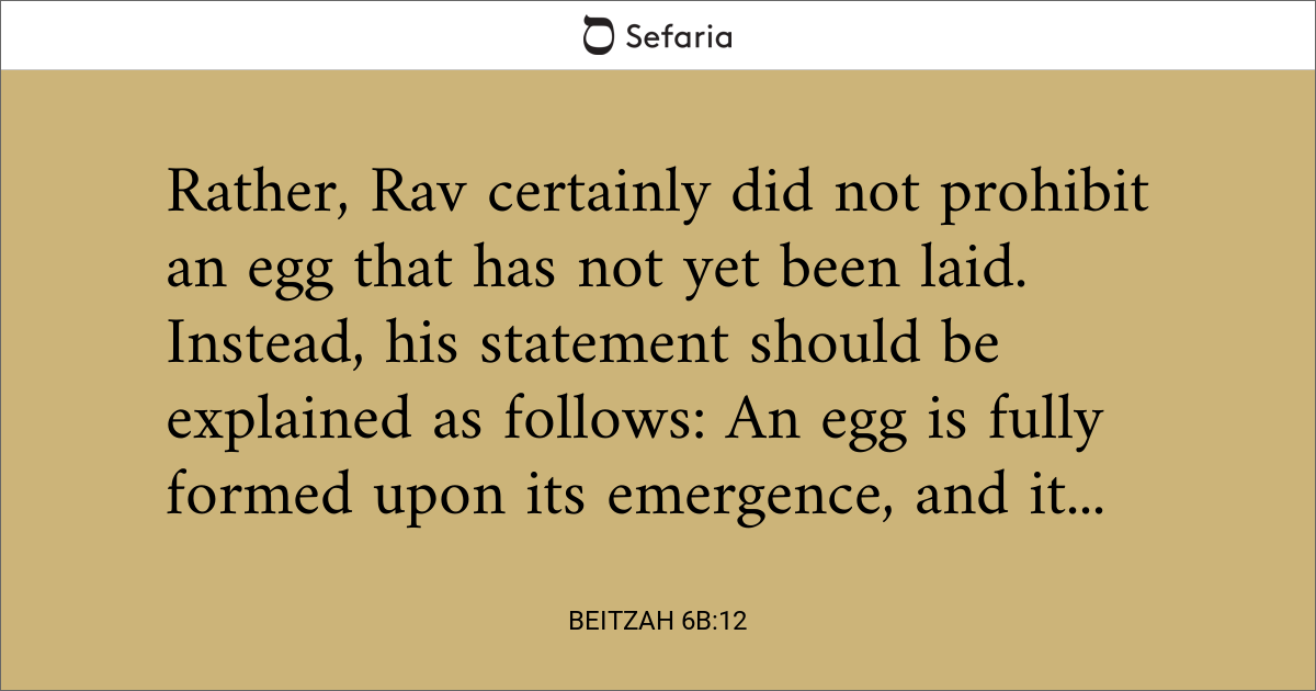 Beitzah 6b:12