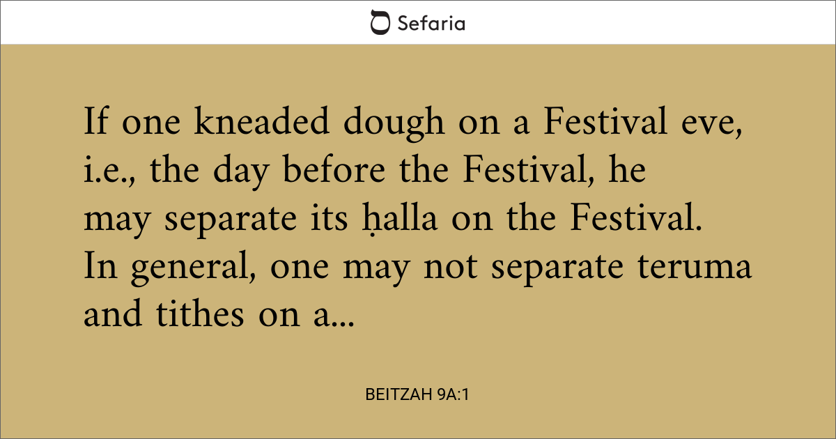 Beitzah 9a:1