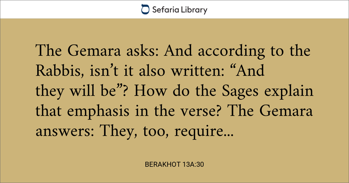 Berakhot 13a:30 | Sefaria Library