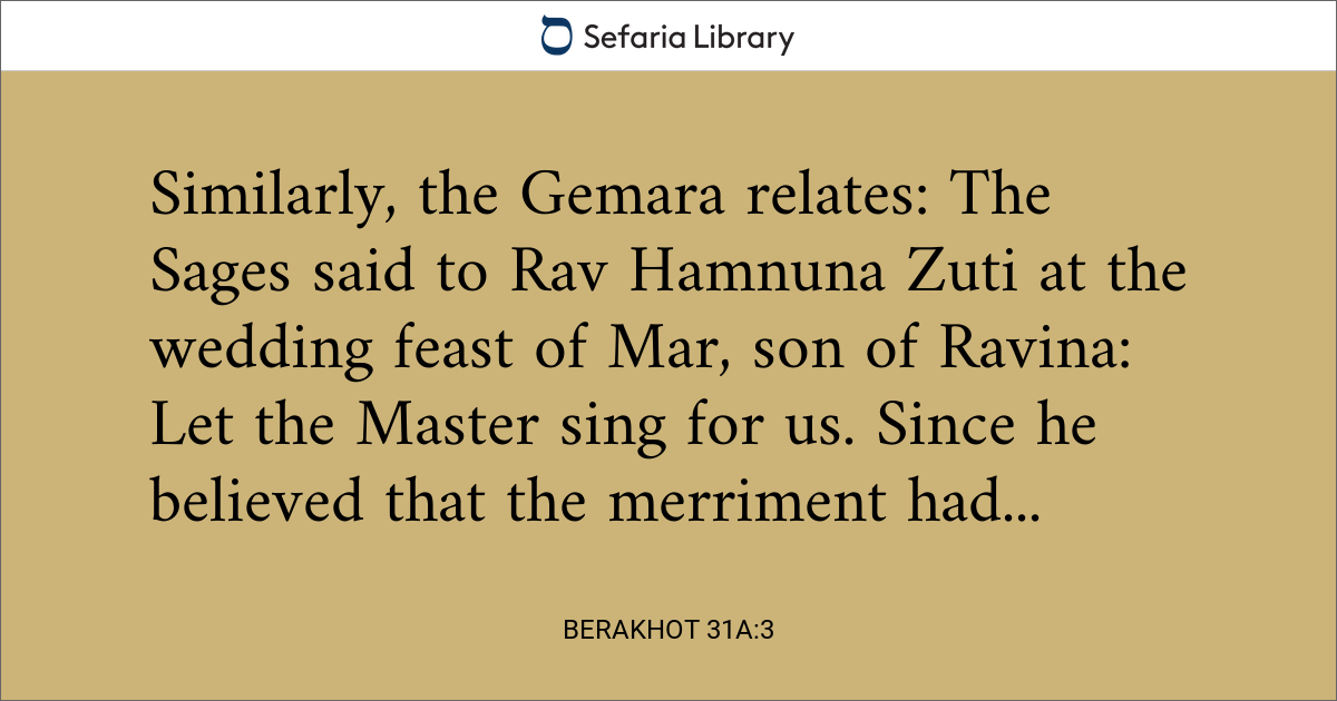 Berakhot 31a:3 | Sefaria Library