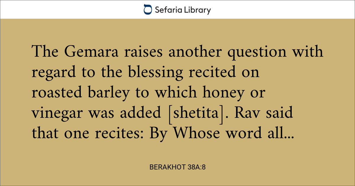 Berakhot 38a:8 | Sefaria Library