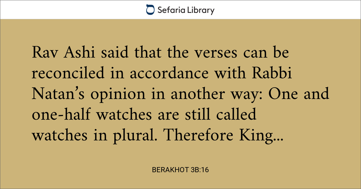 Berakhot 3b:16 | Sefaria Library