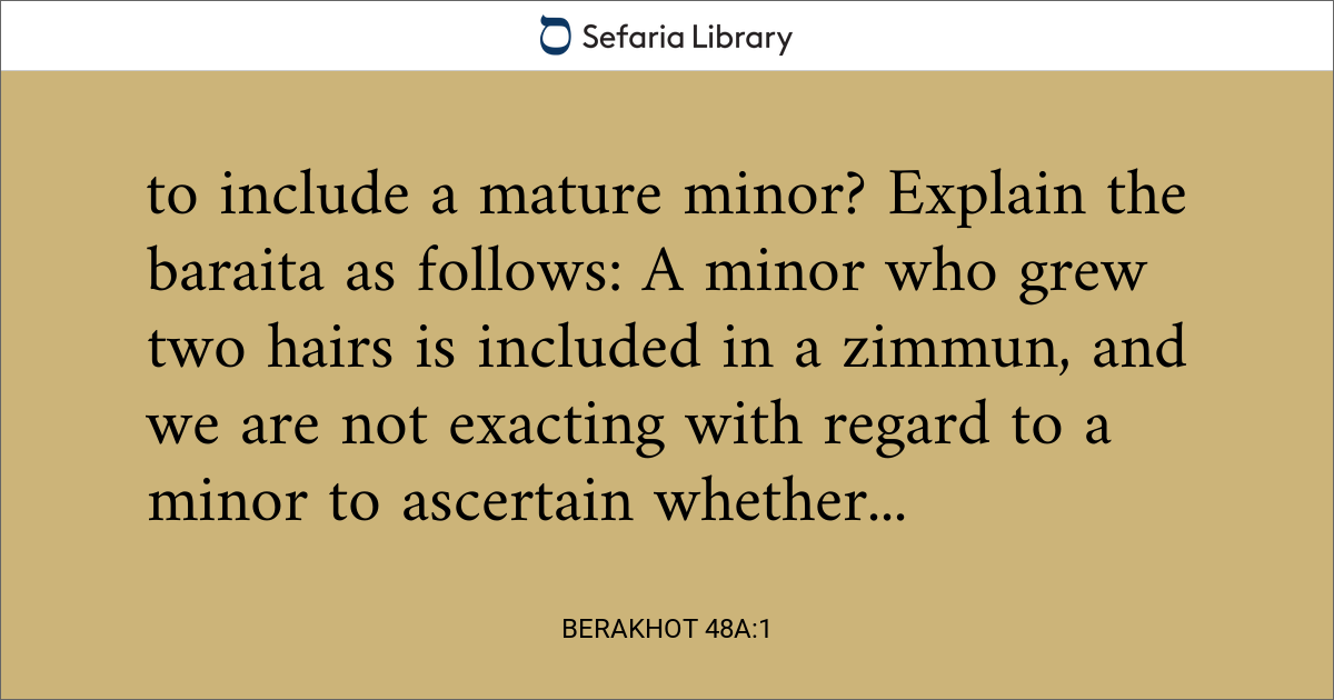 Berakhot 48a:1 | Sefaria Library