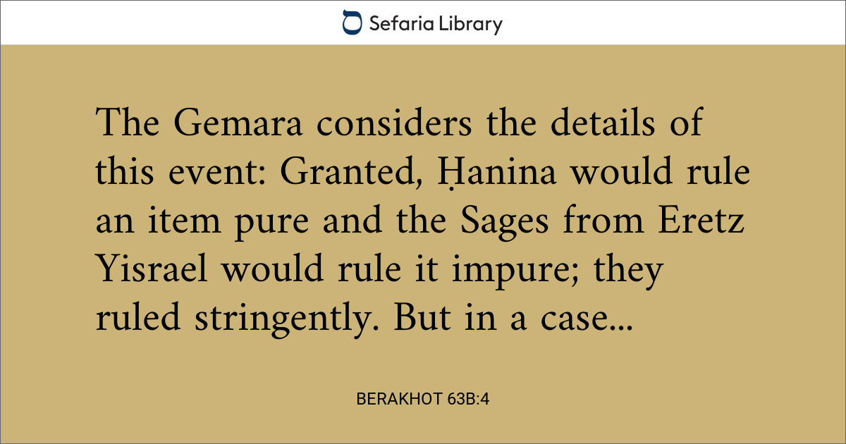 Berakhot 63b:4 | Sefaria Library