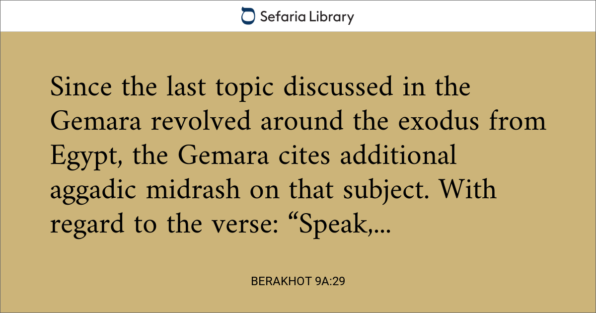 Berakhot 9a:29 | Sefaria Library