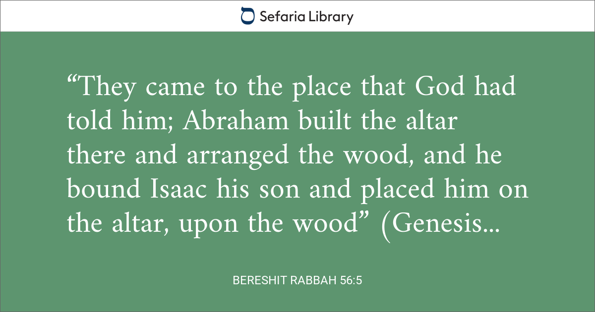 Bereshit Rabbah 56:5