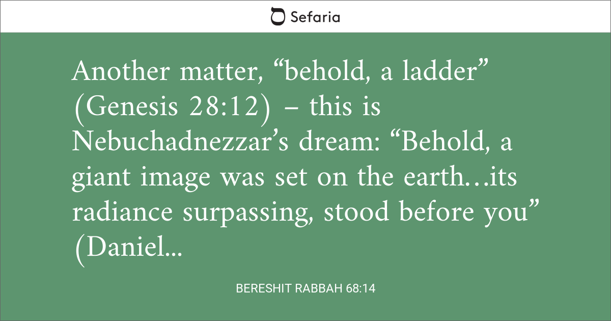 Bereshit Rabbah 68:14