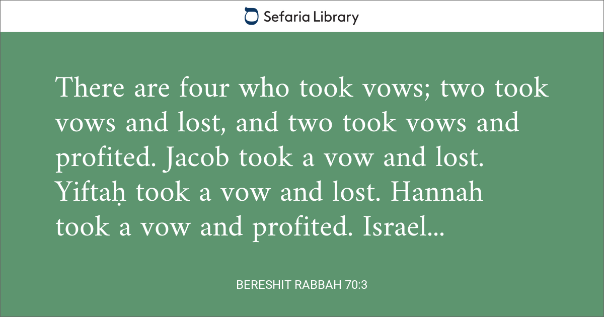 Bereshit Rabbah 70:3 | Sefaria Library