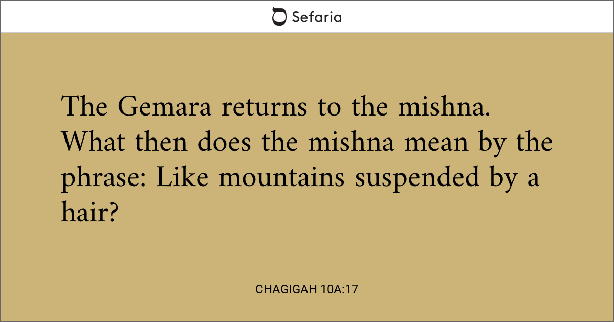 Chagigah 10a:17