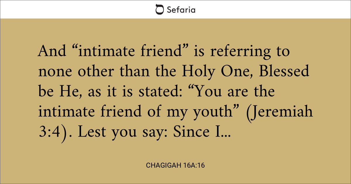 Chagigah 16a:16