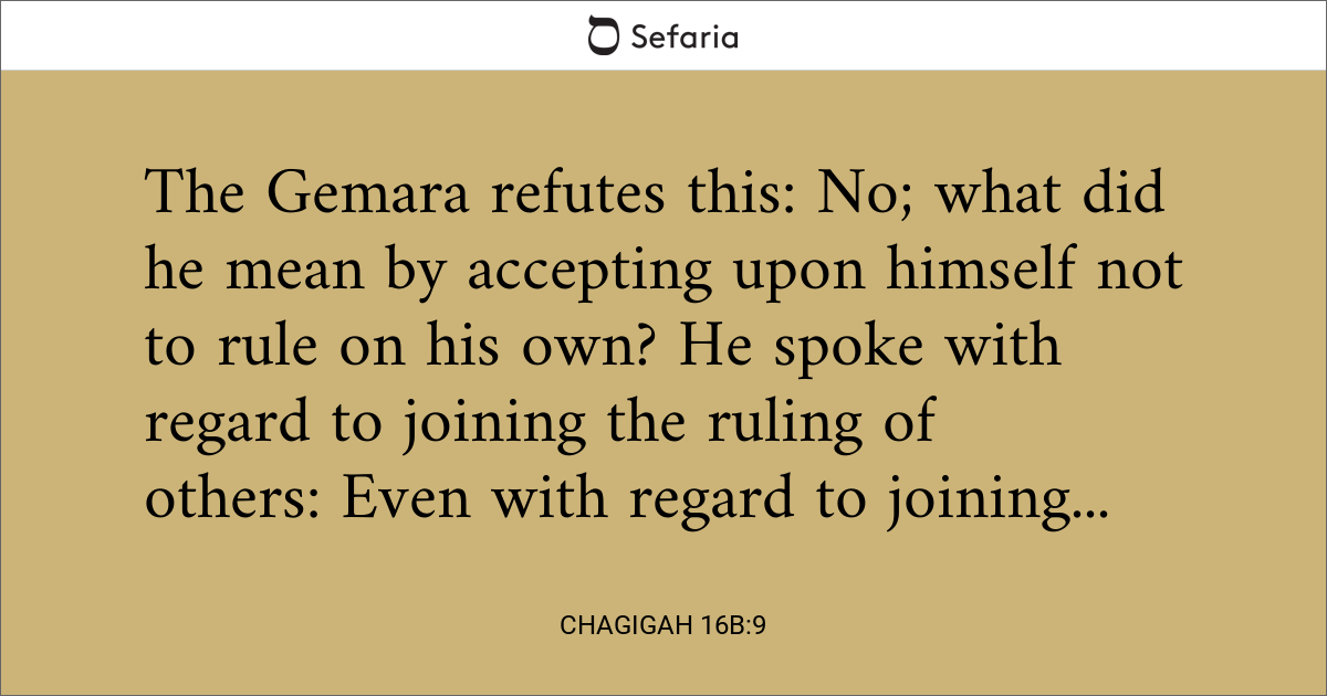 Chagigah 16b:9