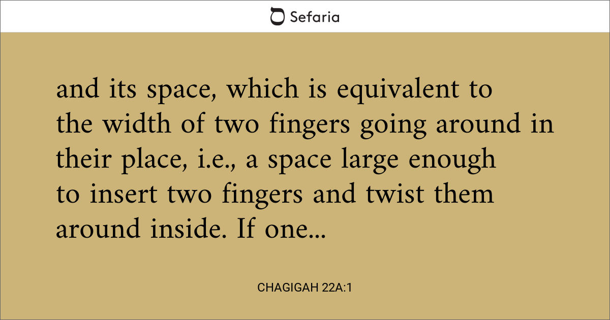 Chagigah 22a:1