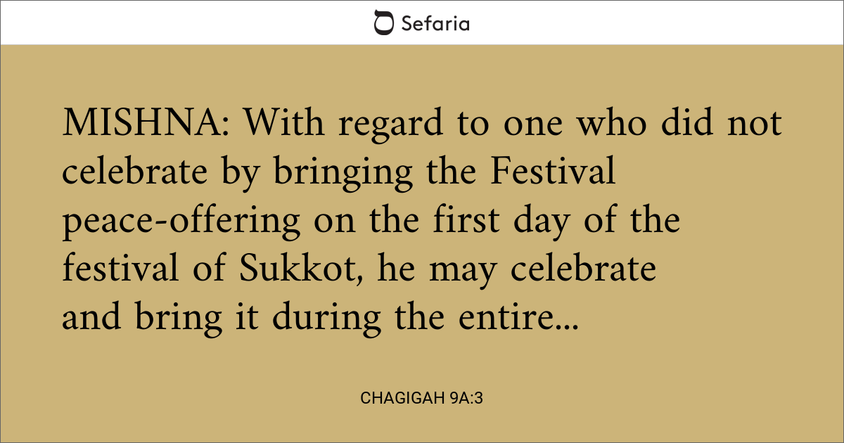 Chagigah 9a:3