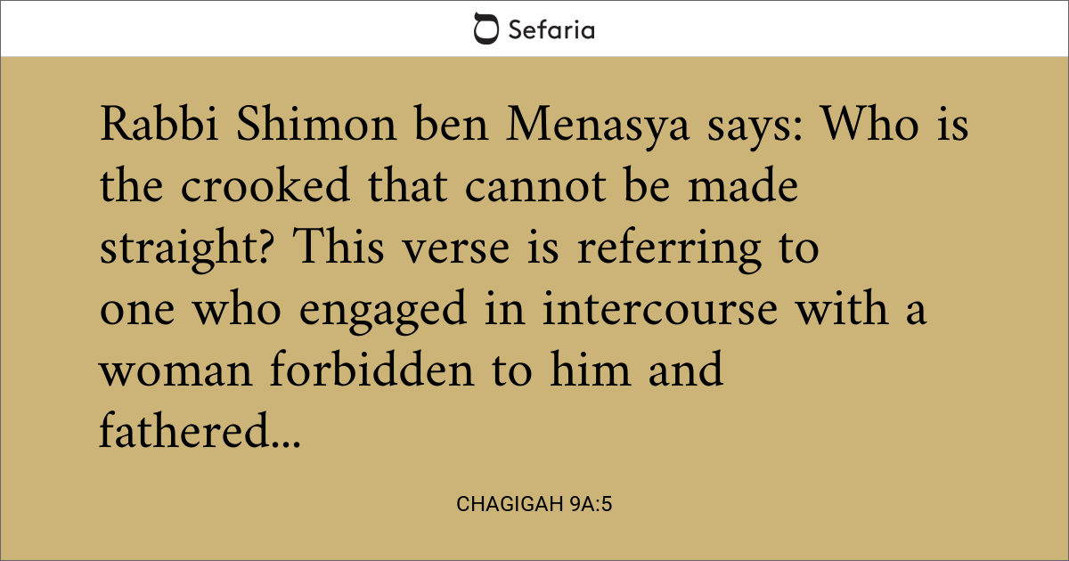 Chagigah 9a:5