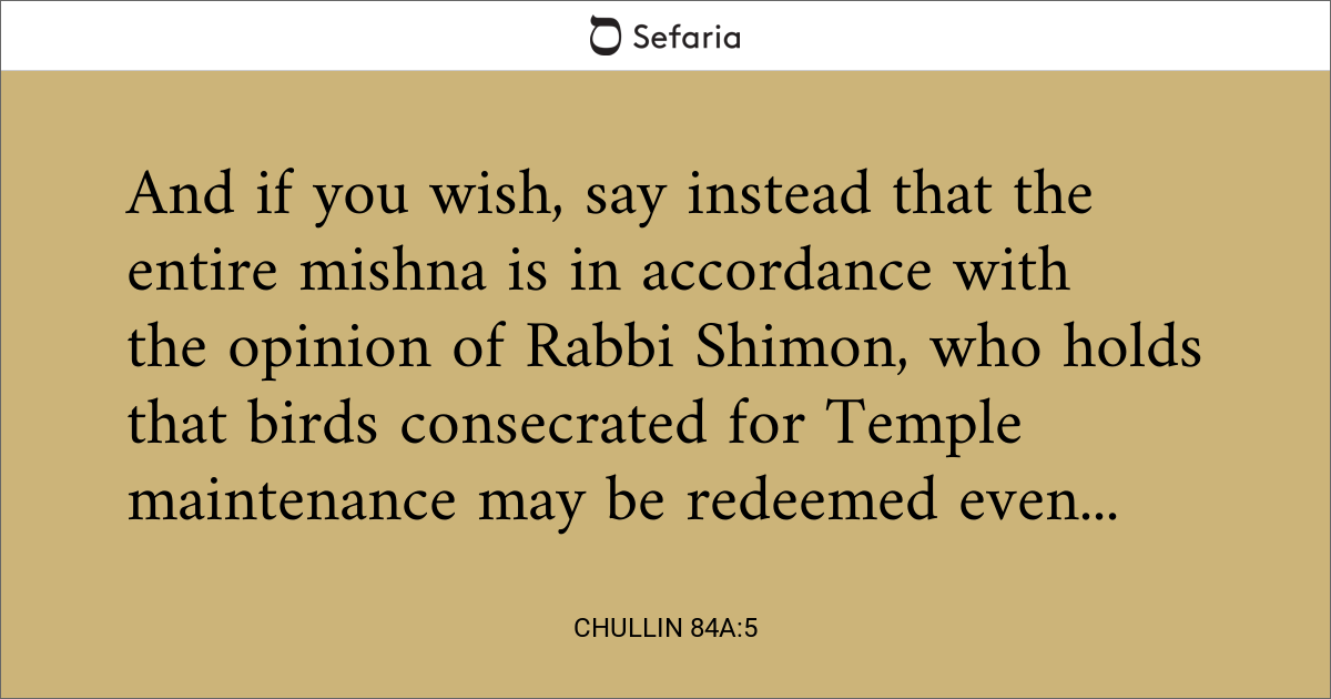 Chullin 84a:5