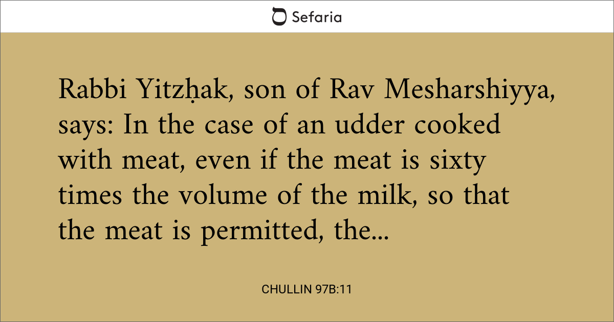 Chullin 97b:11