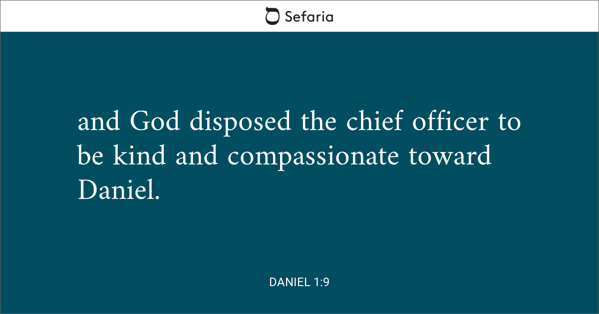 Daniel 1:9