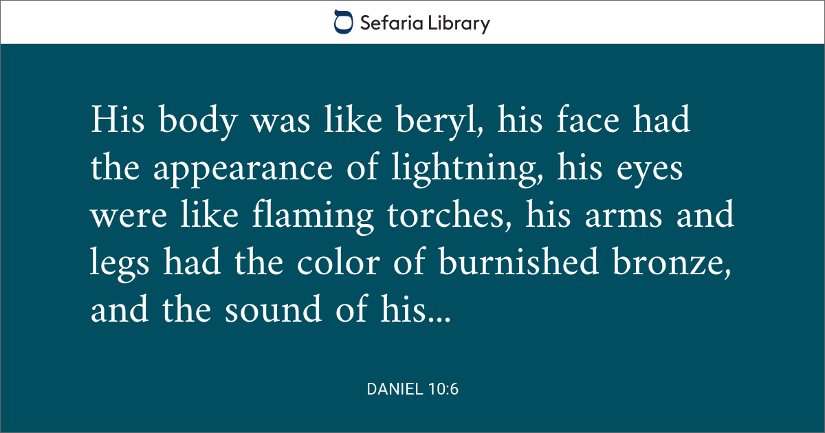 Daniel 10:6