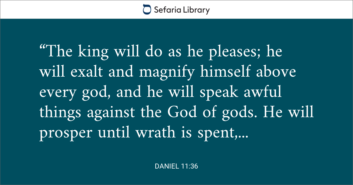 Daniel 11:36