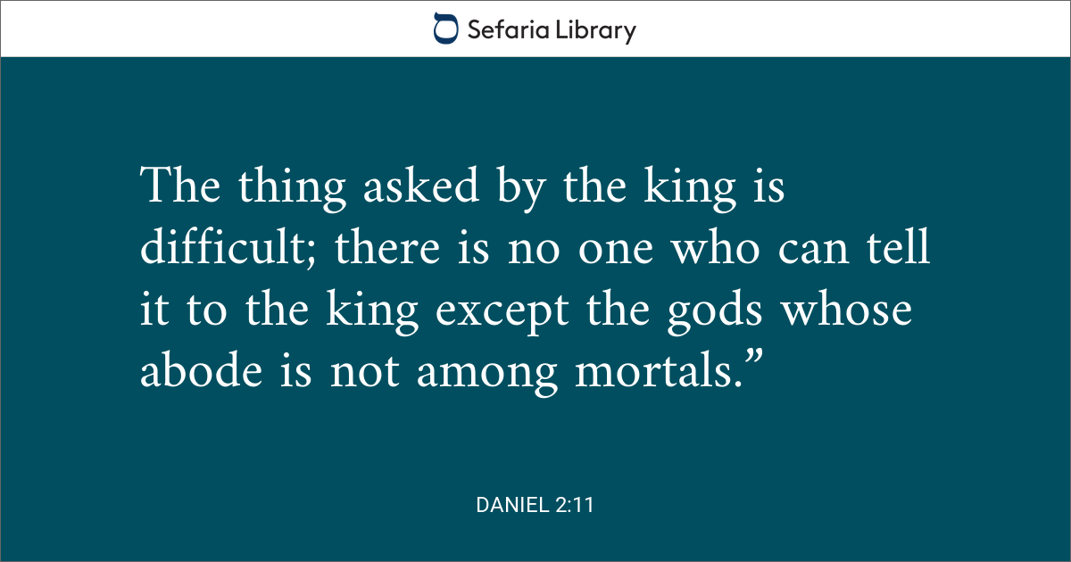 Daniel 2:11