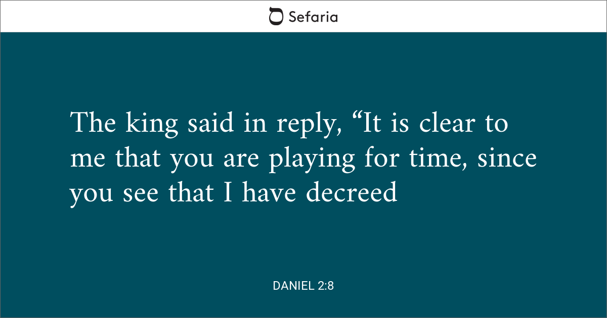 Daniel 2:8